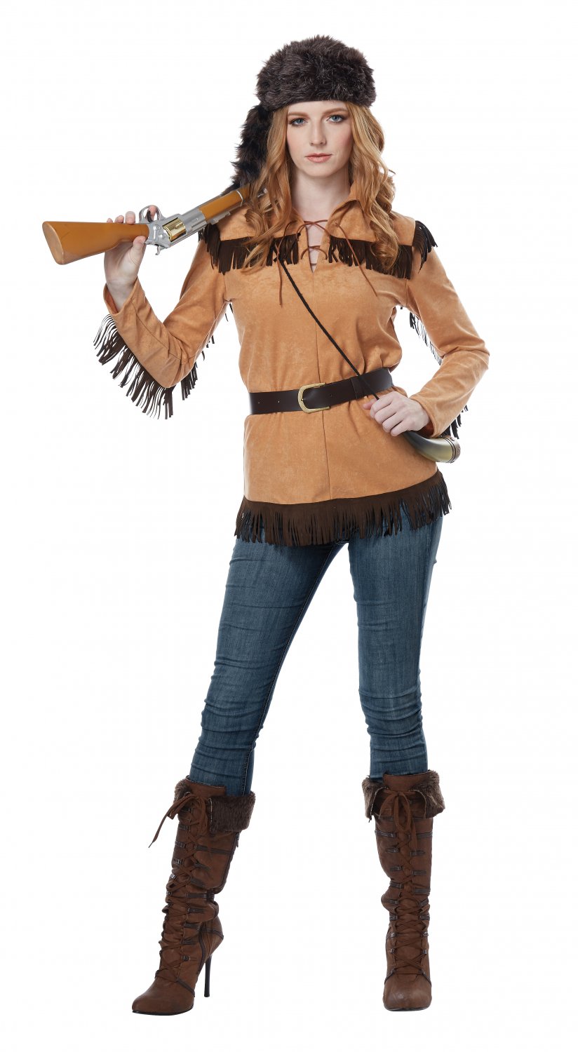 Size: Medium #01525 Davy Crockett Western Frontier Lady 1800's Adult ...