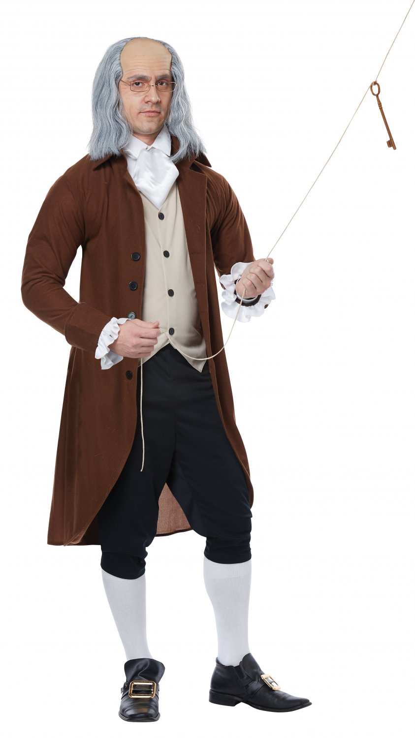 Size: Small # 01544 Colonial Benjamin Franklin Inventor Founding Father ...