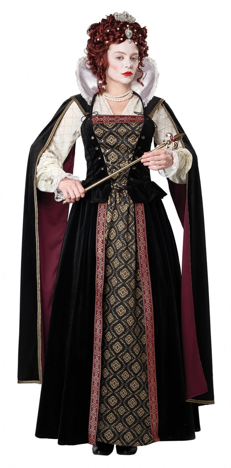 Size: Medium #5020-014 Elizabethan Queen 1500's Adult Costume
