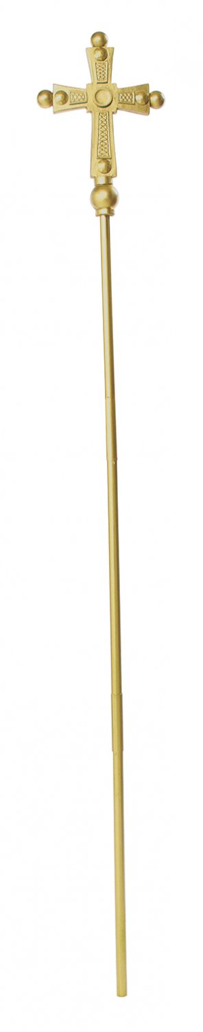 #60664 Catholic Holy Pope Priest Divine Staff Costume Accessory