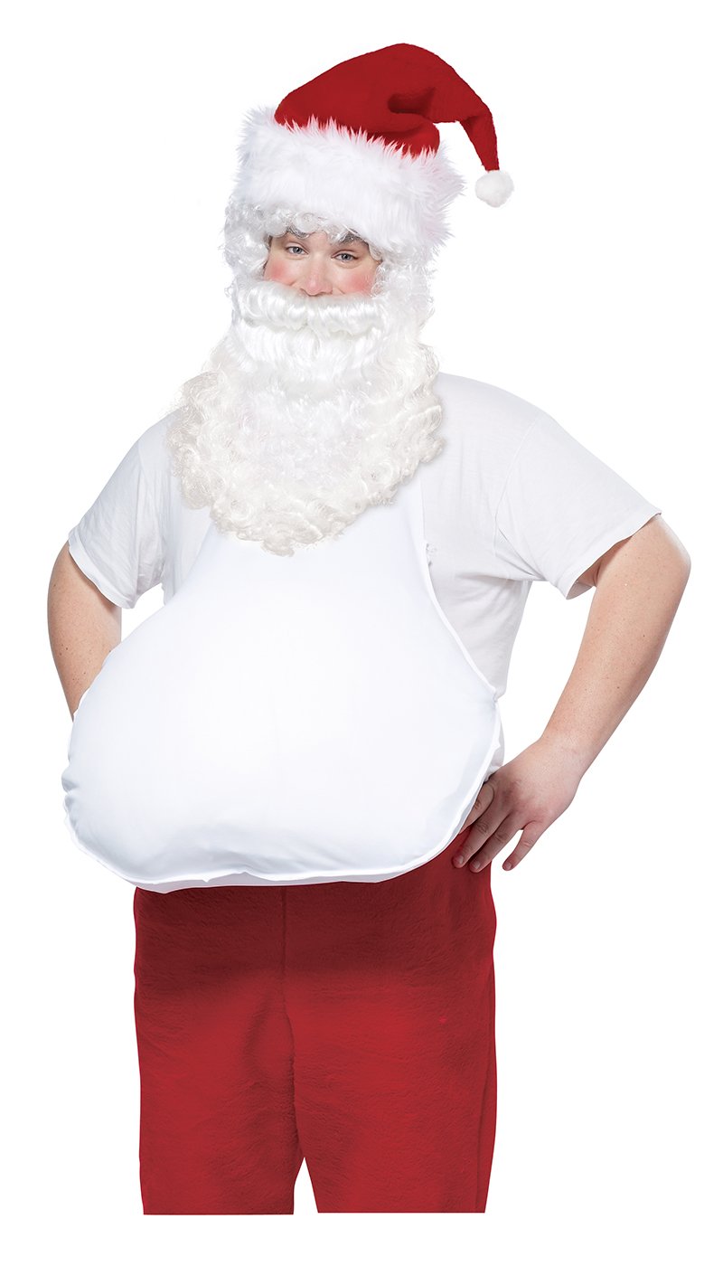 #60634 Christmas Santa Claus Belly Costume Accessory