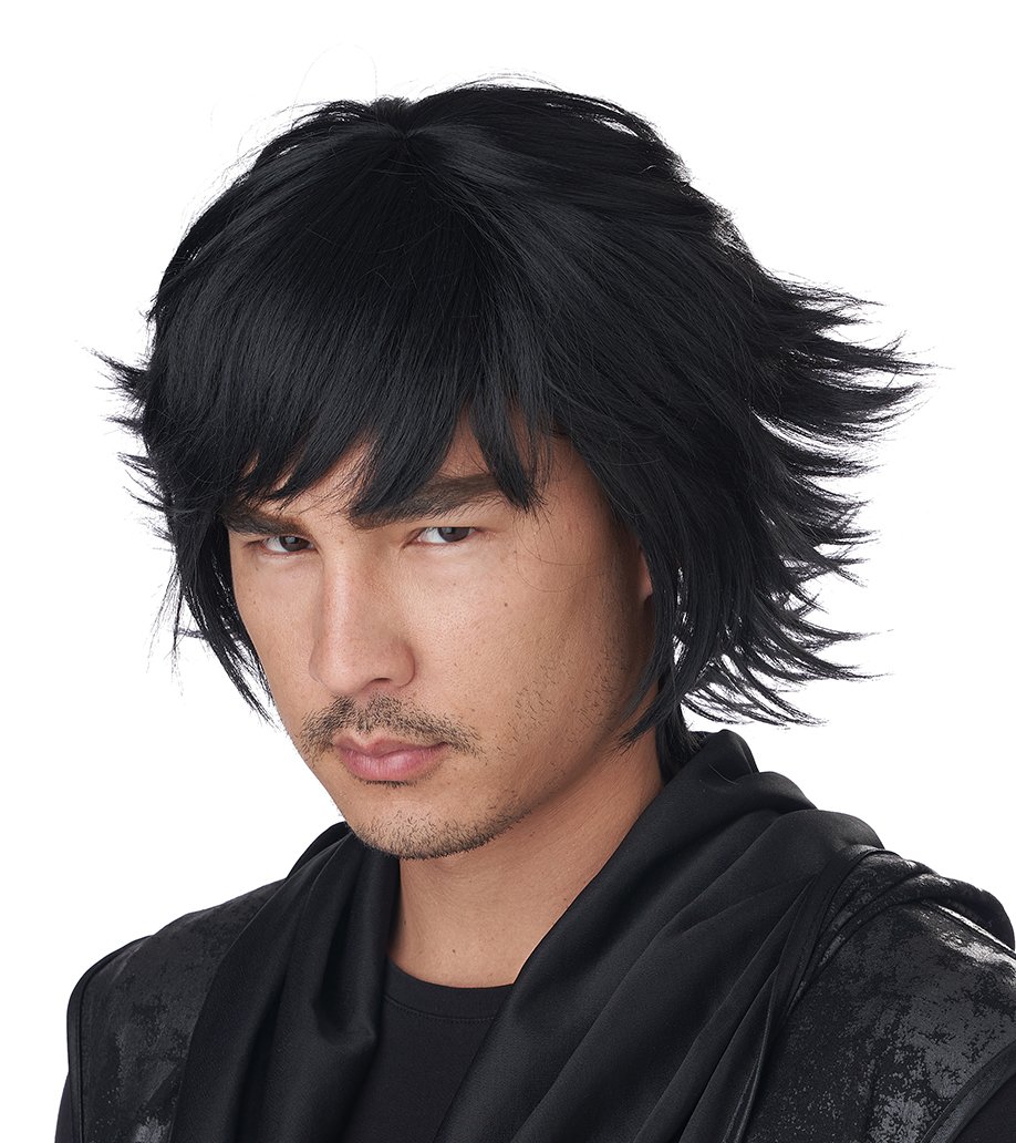 #7220-073 Sexy Ninja Warrior Feathered Cosplay Adult Costume Wig