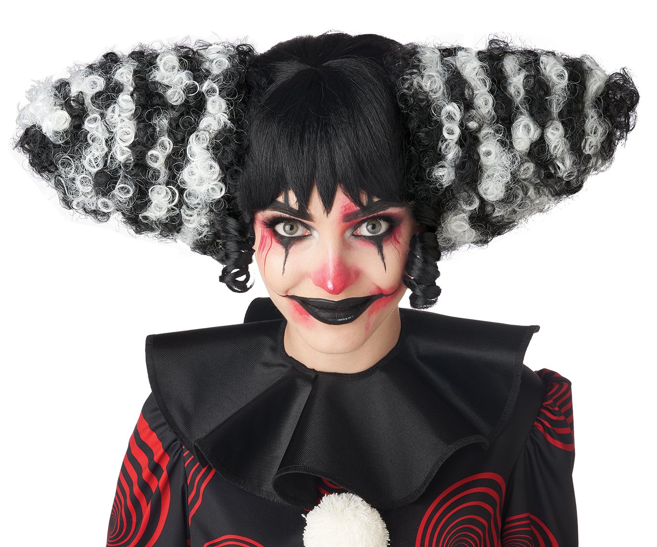 #7021-215 Gothic Funhouse Circus Clown Adult Wig