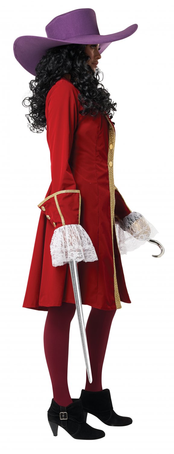 5022 -061 Disney Captain Hook For The Ladies Adult Costume