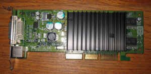 nVidia P117 AGP 64MB DVI Low-Profile Video Card from Dell SFF optiplex ...