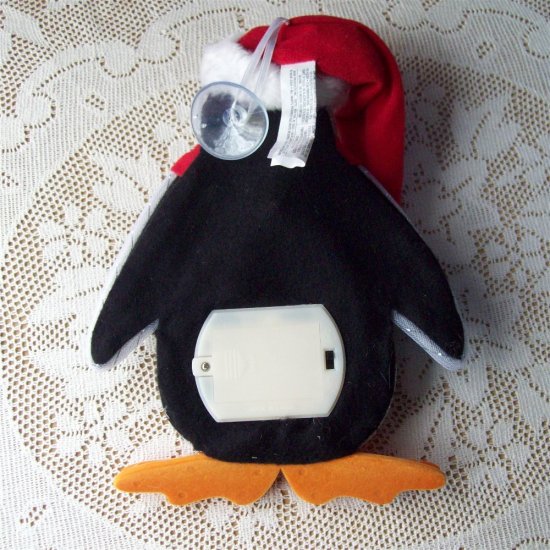 Avon Penguin Window Christmas Decoration