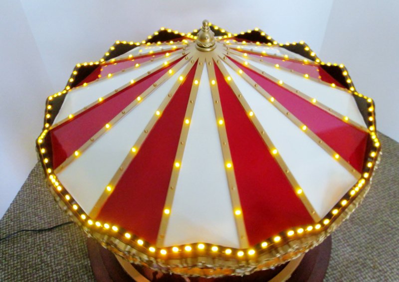Mr Christmas Grand Marquee Carousel 16 inches Musical Merry Go Round ...