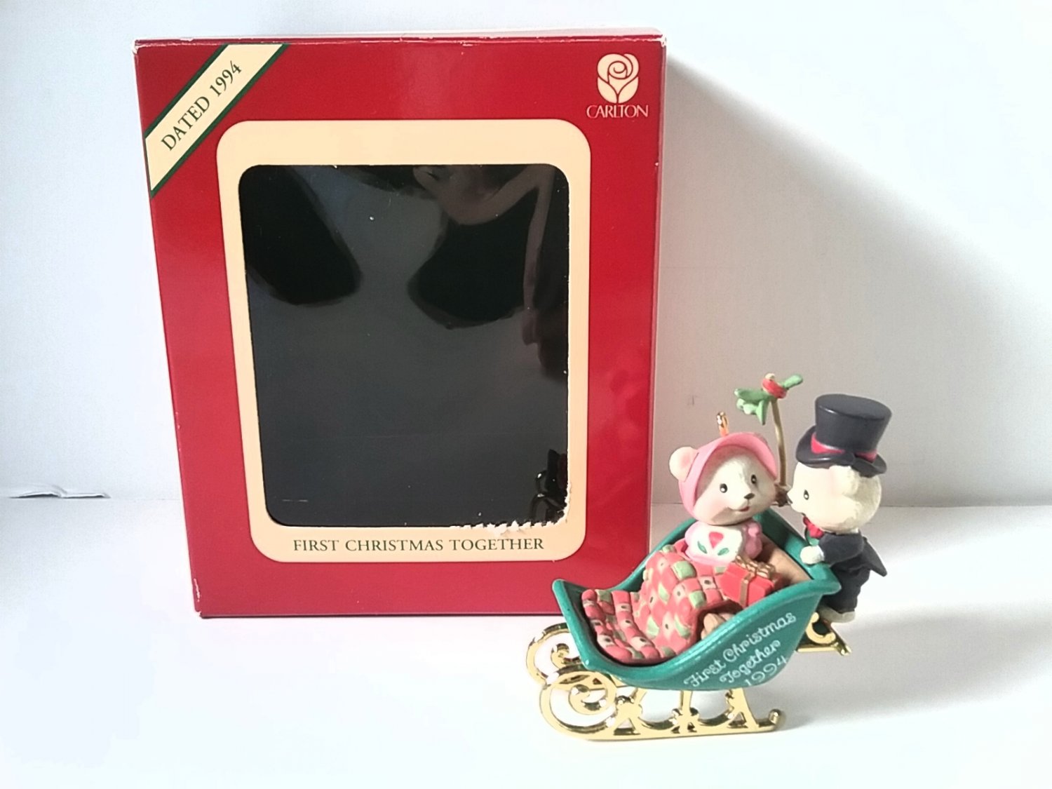Carlton Cards ornament First Christmas Together 1994 M Gilmore Designs ...