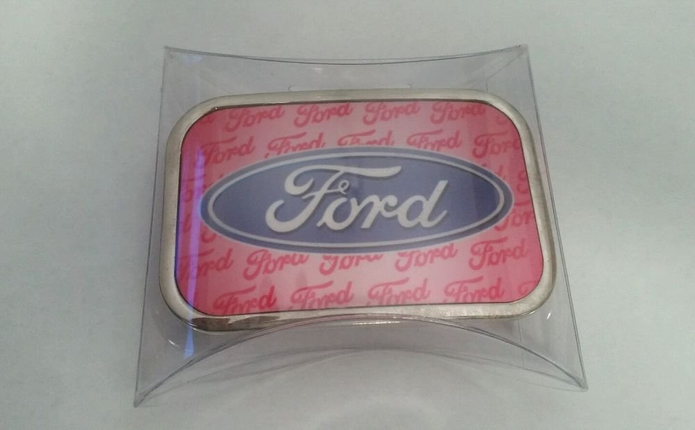 Ford Logo Pink Officialy Licensed Belt Buckle