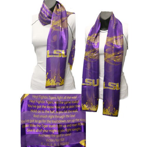 LSU Louisiana State Tigers Signature Wendy Wallet, Fight Song Scarf ...