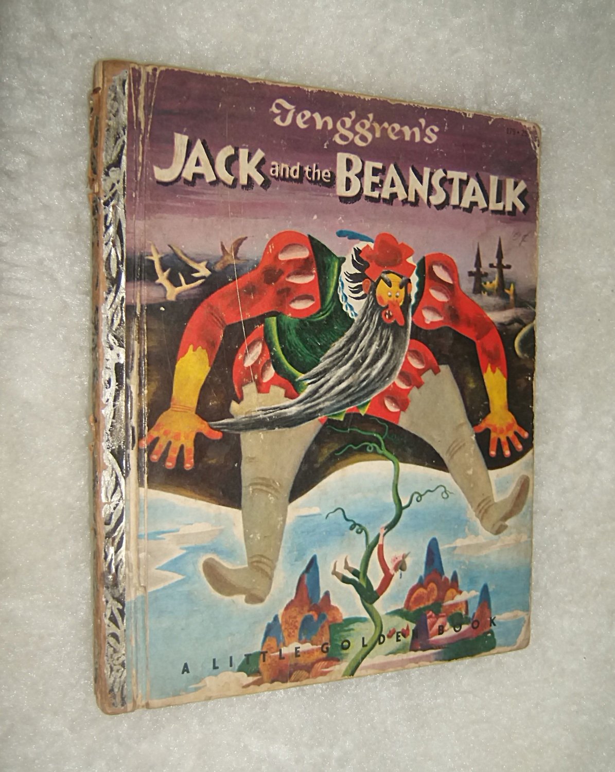 JACK BEANSTALK Disney Golden Book Vintage 1953 Gustaf Tenggren