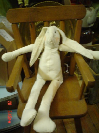 16 INCH MUSLIN BUNNY FOR EASTER