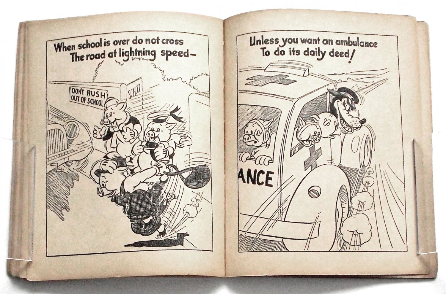 Walt Disney Mickey Mouse Safety First circa 1937