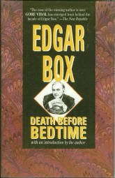 Box, Edgar [Vidal, Gore]. Death Before Bedtime