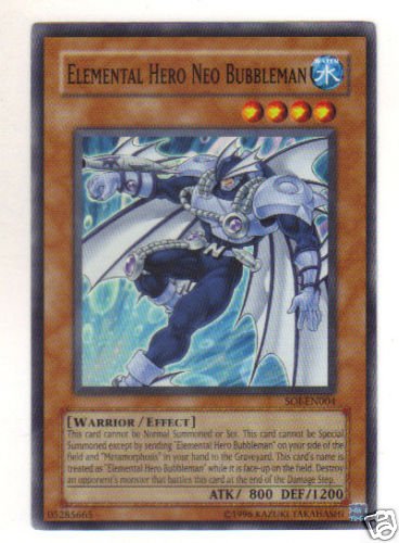 Yu-Gi-Oh! SOI-EN004 Elemental Hero Neo Bubbleman Common mint