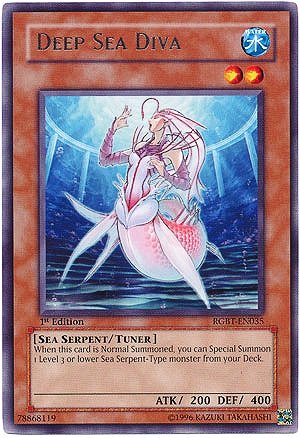 Yu-Gi-Oh! 1st RGBT-EN035 Deep Sea Diva Rare Mint