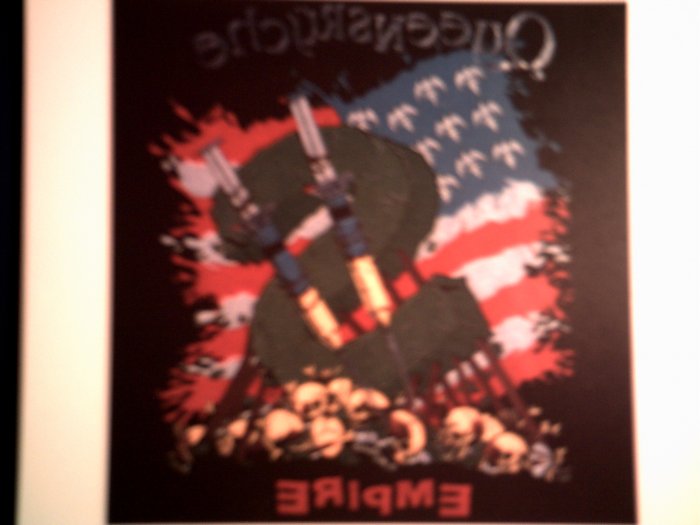 QUEENSRYCHE DECAL not STICKER Empire flag pushead VINTAGE