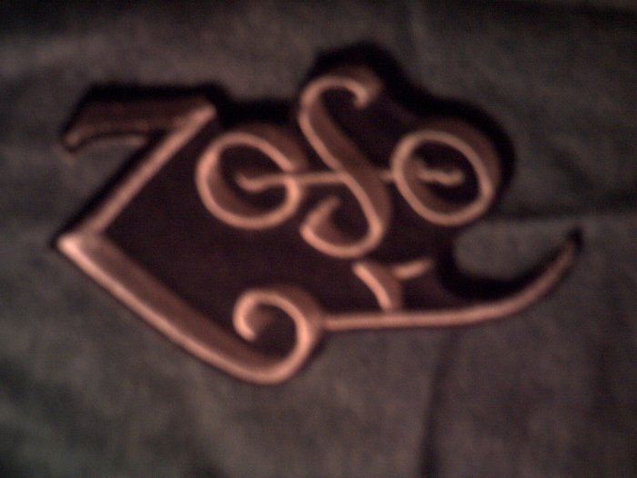 LED ZEPPELIN iron-on PATCH Jimmy Page zoso logo