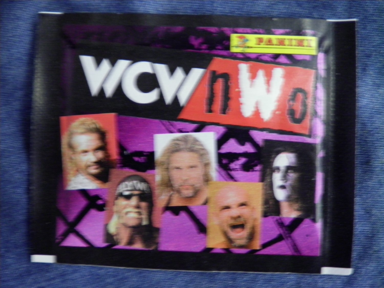 WCW/NWO ALBUM STICKERS sting goldberg hulk hogan wrestling trading ...