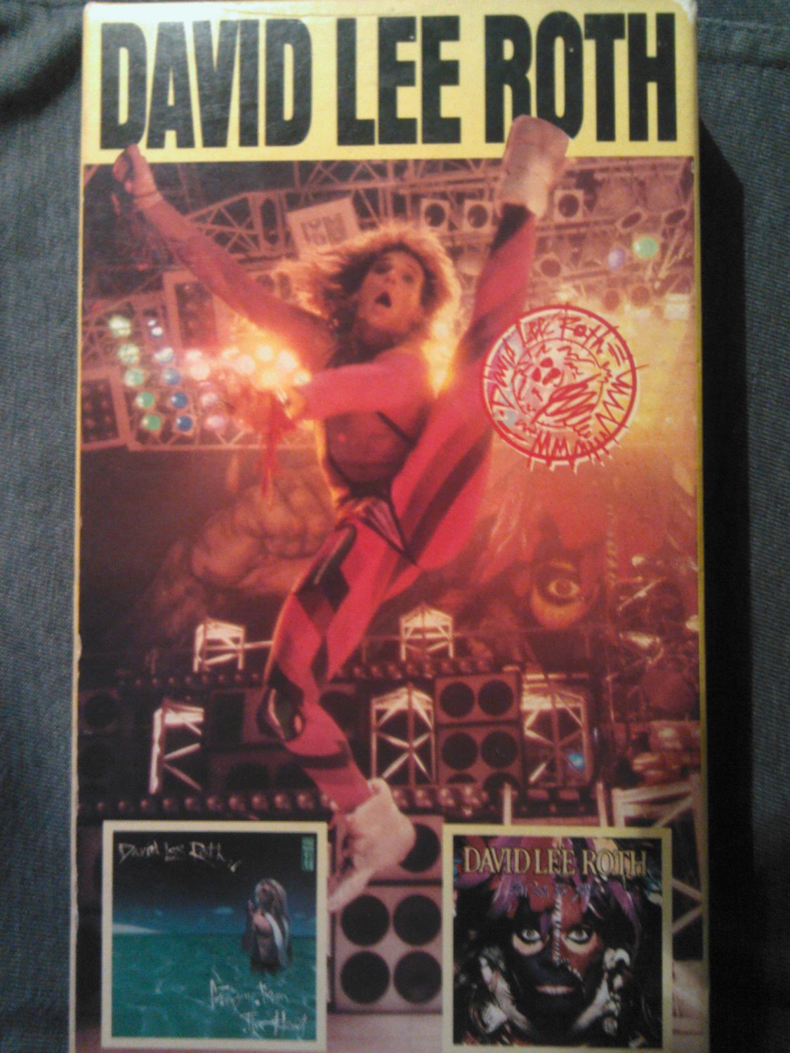 VHS DAVID LEE ROTH steve vai billy sheehan HTF