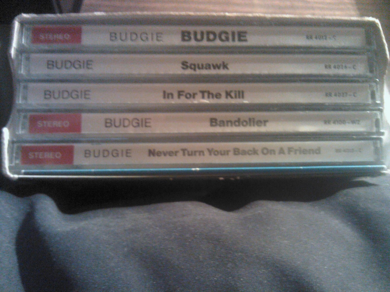 CD BUDGIE Box Set 5 picture discs poster numbered RARE IMPORT