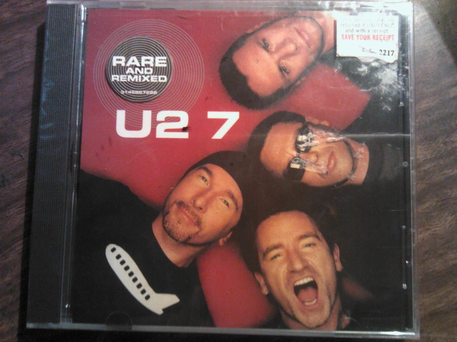CD U2 7 seven u-2 Target exclusive SEALED