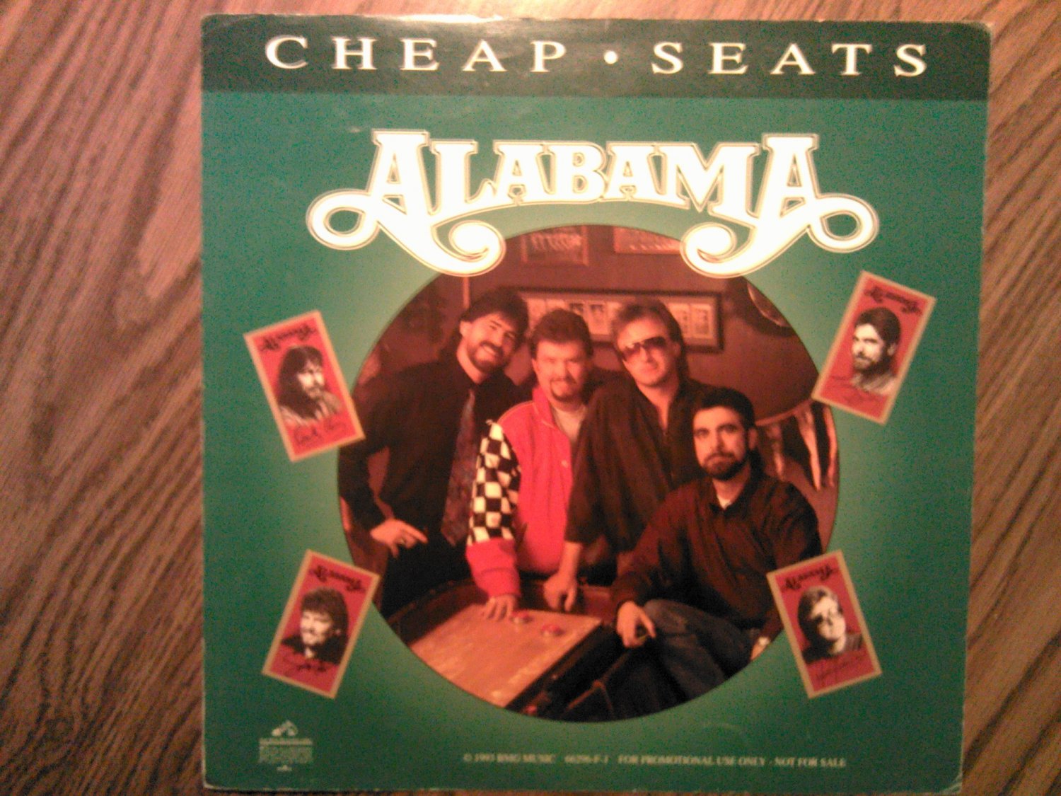 ALABAMA ALBUM FLAT Cheap Seats country poster PROMO