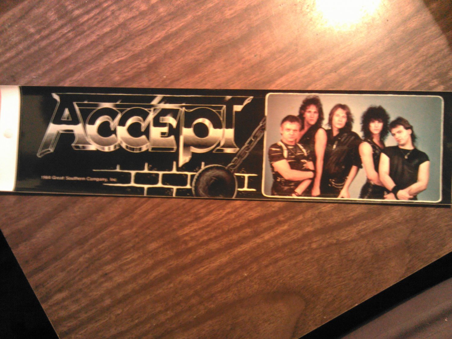 ACCEPT STICKER Balls To The Wall udo big bumper VINTAGE