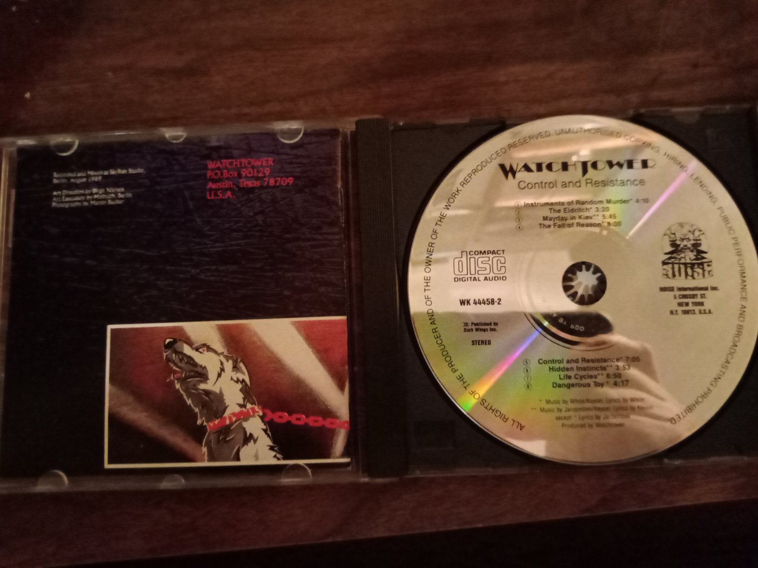 CD WATCHTOWER Control and Resistance noise metal texas OOP