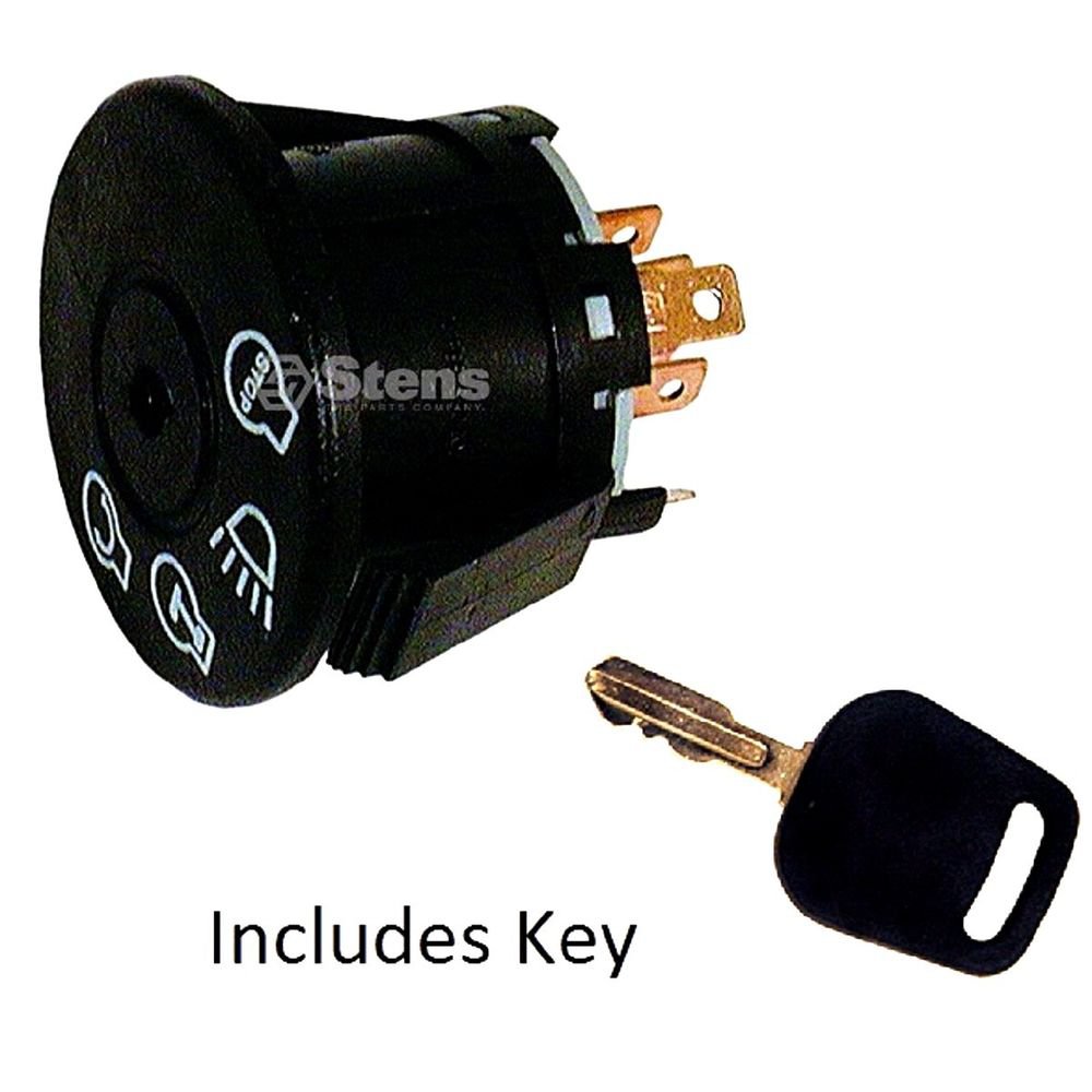 Starter Ignition Switch w/ key fits 175566 163968 GY20074 725-1741 94762MA