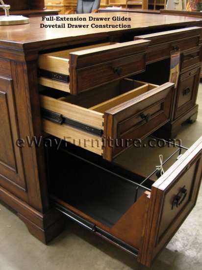 Old World Executive Home Office Desk