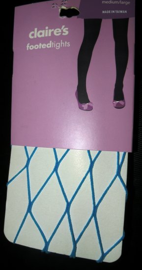 Medium/Large Blue Fishnets, Large Holes