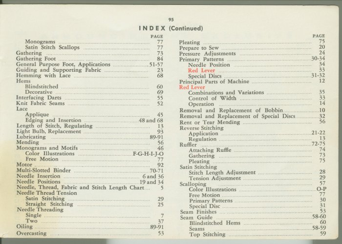 Singer Model 401 401A Slant-O-Matic MANUAL in pdf format