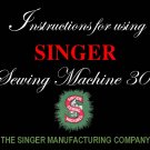 Singer Model 758 778 Touch & Sew Zig Zag Sewing MANUAL in pdf format