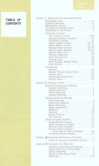 Sears Kenmore Model 1813 158.18130 ZigZag MANUAL in pdf format