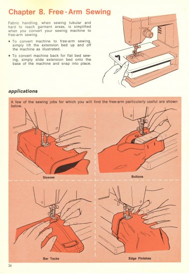 Singer Model 6136 Zig Zag Sewing Machine MANUAL in pdf format
