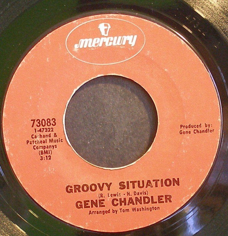 GENE CHANDLER~Groovy Situation~Mercury 73083 (Soul) 45