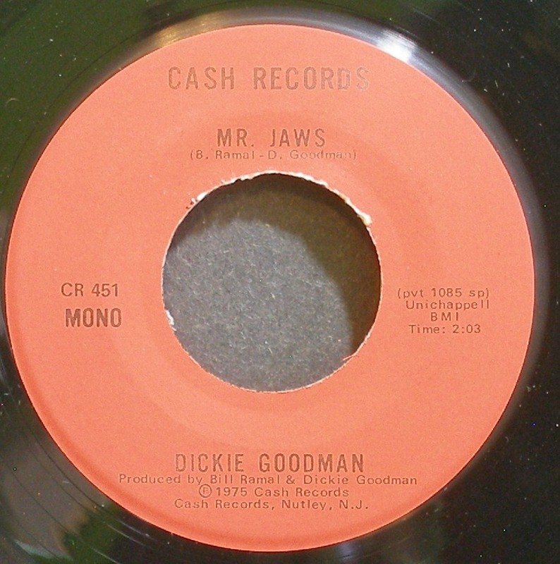 DICKIE GOODMAN~Mr. Jaws~Cash 451 45