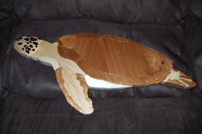 Sea Turtle intarsia