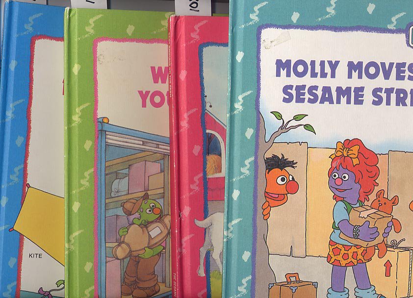 Lot of 4 Sesame Street Book Club Hardcover