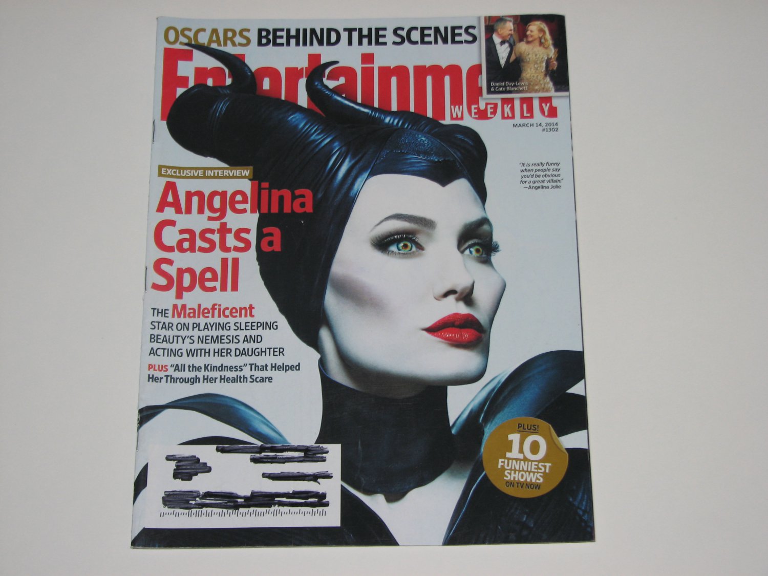 Entertainment Weekly Magazine Angelie Jolie Maleficent 2014 Back Issue