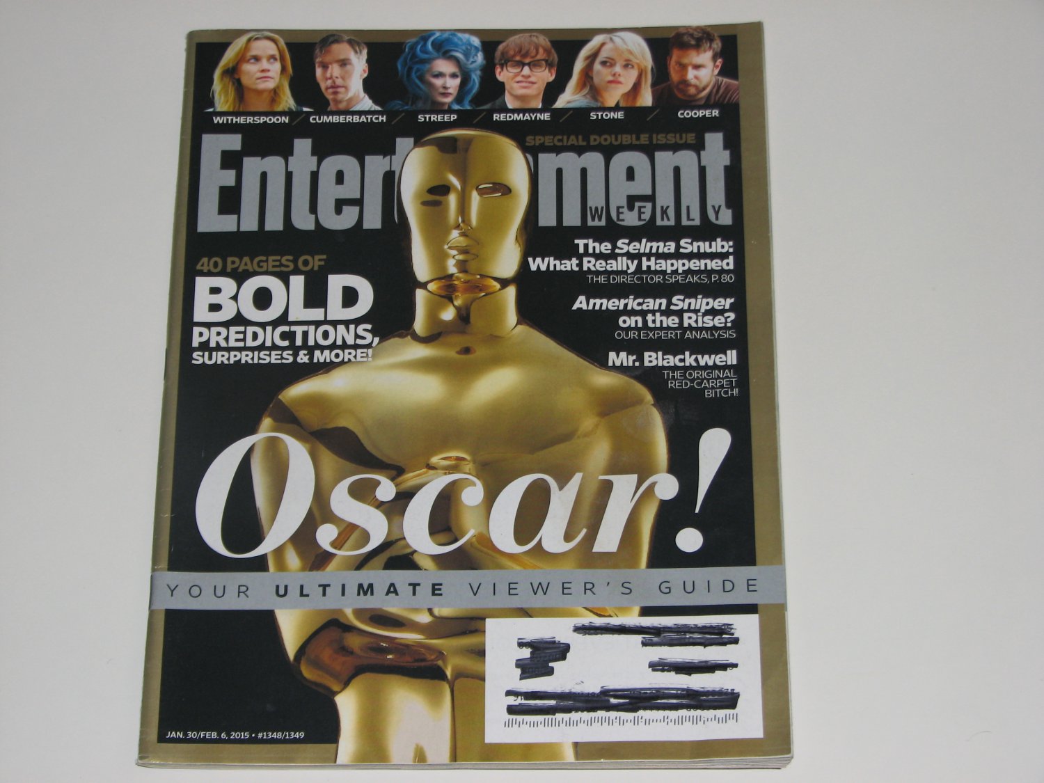 Entertainment Weekly Magazine Oscar Viewer's Guide 2015 Double Issue