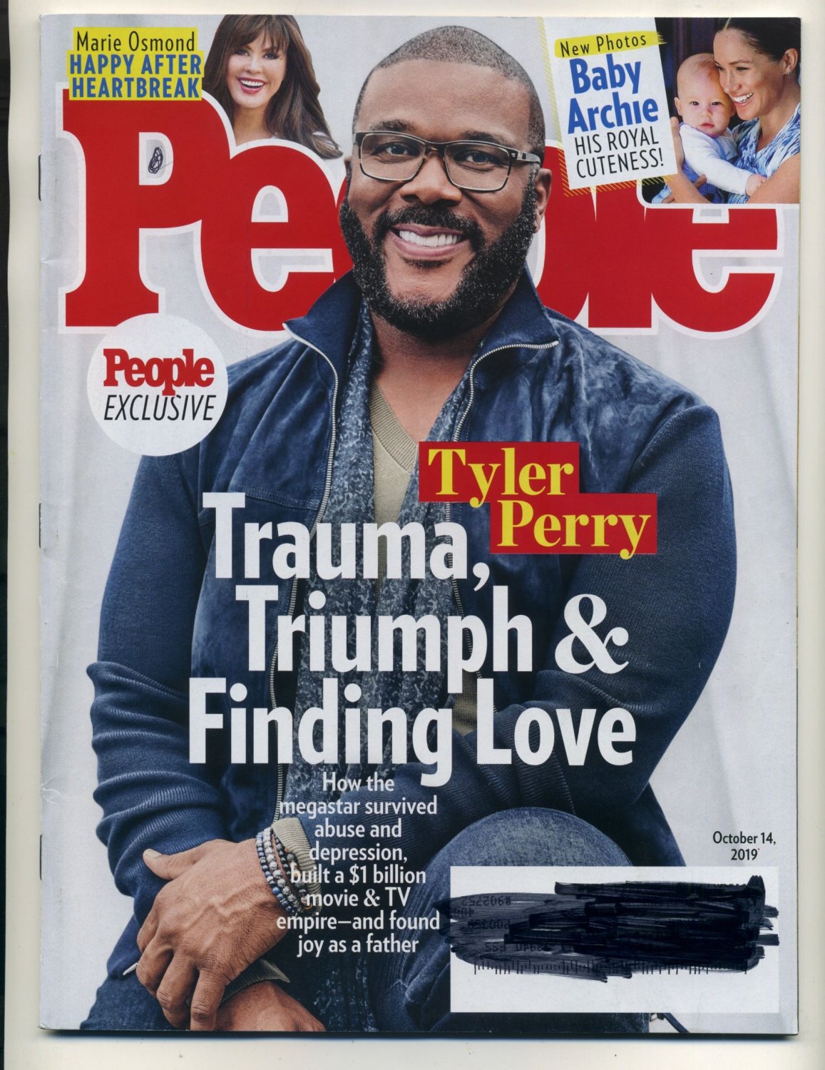 People Magazine October 14, 2019 Tyler Perry Trauma Triumph and Finding ...