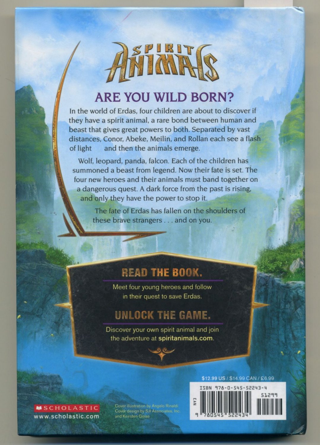 Spirit Animals Book 1 Wild Born by Brandon Mull Hardcover