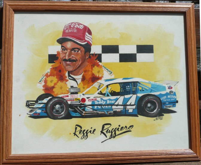 Reggie Ruggiero #44 Modified Tour Painting Al DiMauro