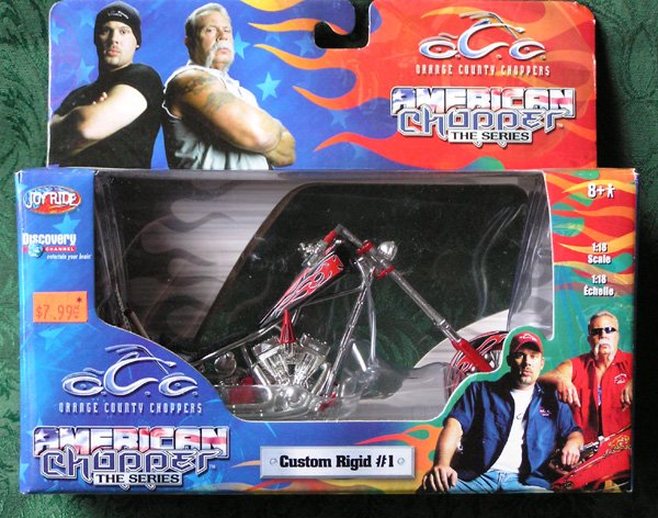 Orange County Choppers OCC 1:18 Scale Diecast Custom Rigid #1 American ...