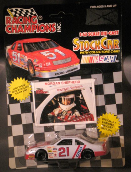 Morgan Shepherd #21 Citgo 1992 Racing Champions 1:43 Die Cast NASCAR
