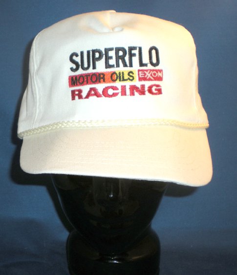 SOLD SuperFlo Motor Oils Exxon Adjustable Hat Cap Motorsports