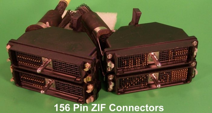 ITT Cannon 156 Pin ZIF Connector Used Working Condition