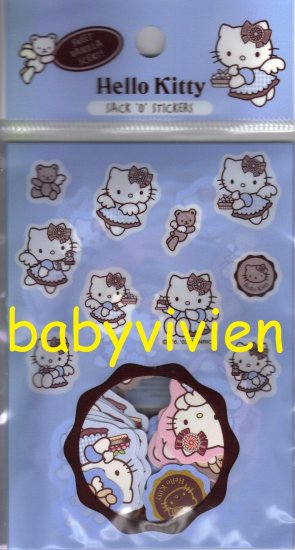 Sanrio 2003 Hello Kitty Franch Sack O Stickers